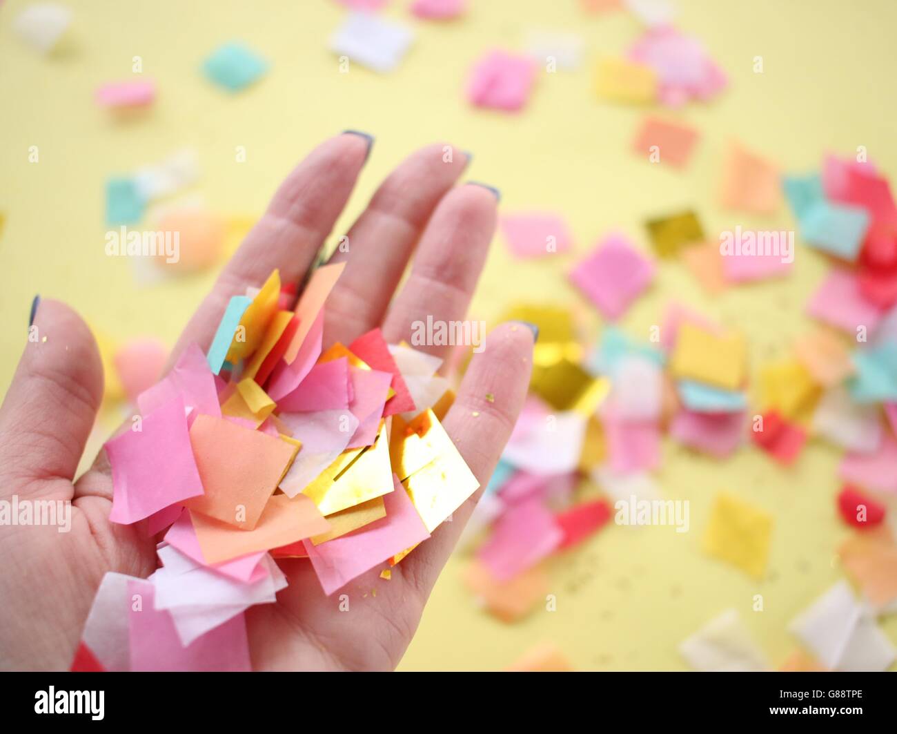 Real confetti hi-res stock photography and images - Alamy