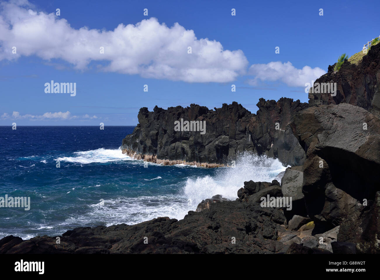 cliffs at Cap Mechant, La Reunion, France Stock Photo - Alamy