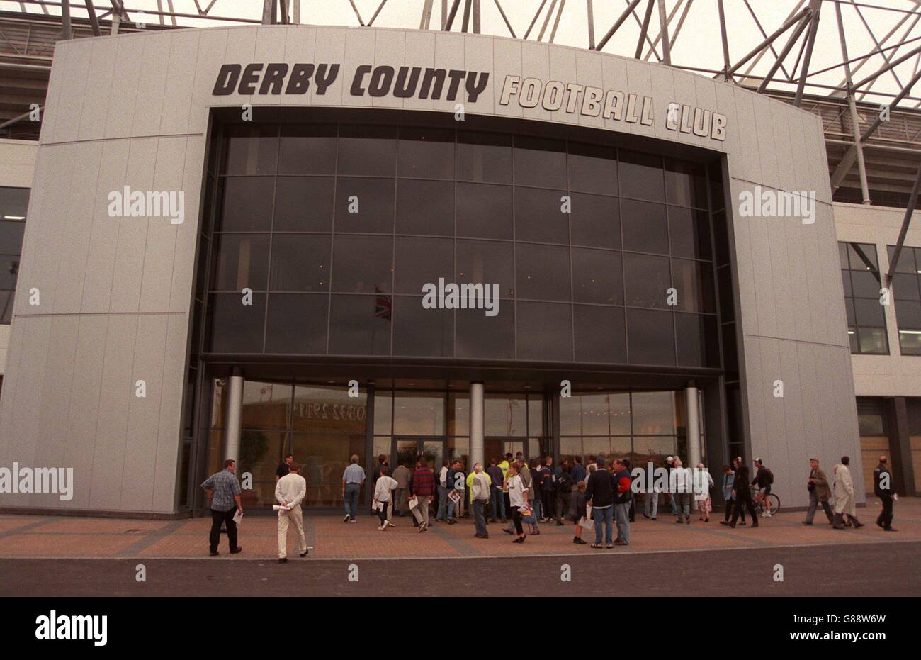 Opening of Pride Park, Derby County F.C.. Views and details of new ...