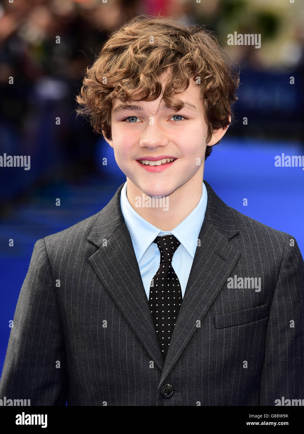 Levi Miller attending the world premiere of Pan, held at the Odeon ...