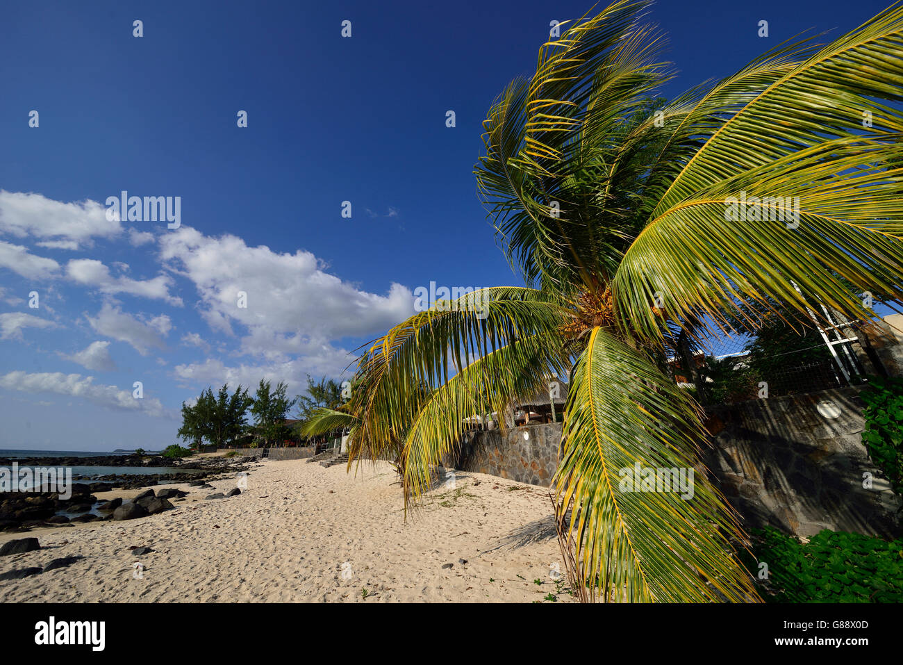 Beach at Tamarin, Mauritius Stock Photo - Alamy