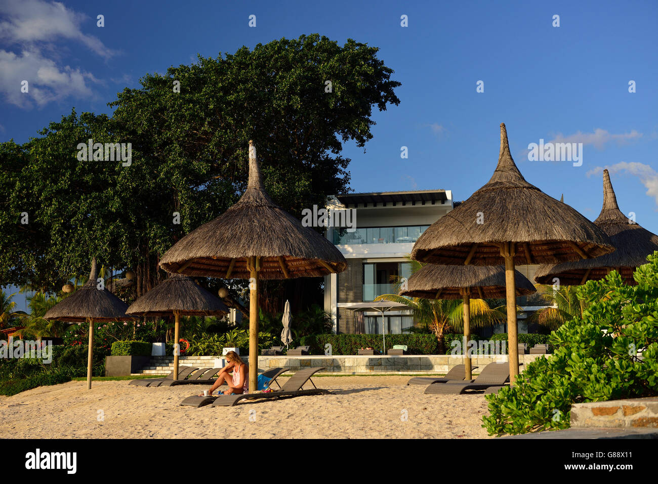 Beach at Tamarin, Mauritius Stock Photo - Alamy