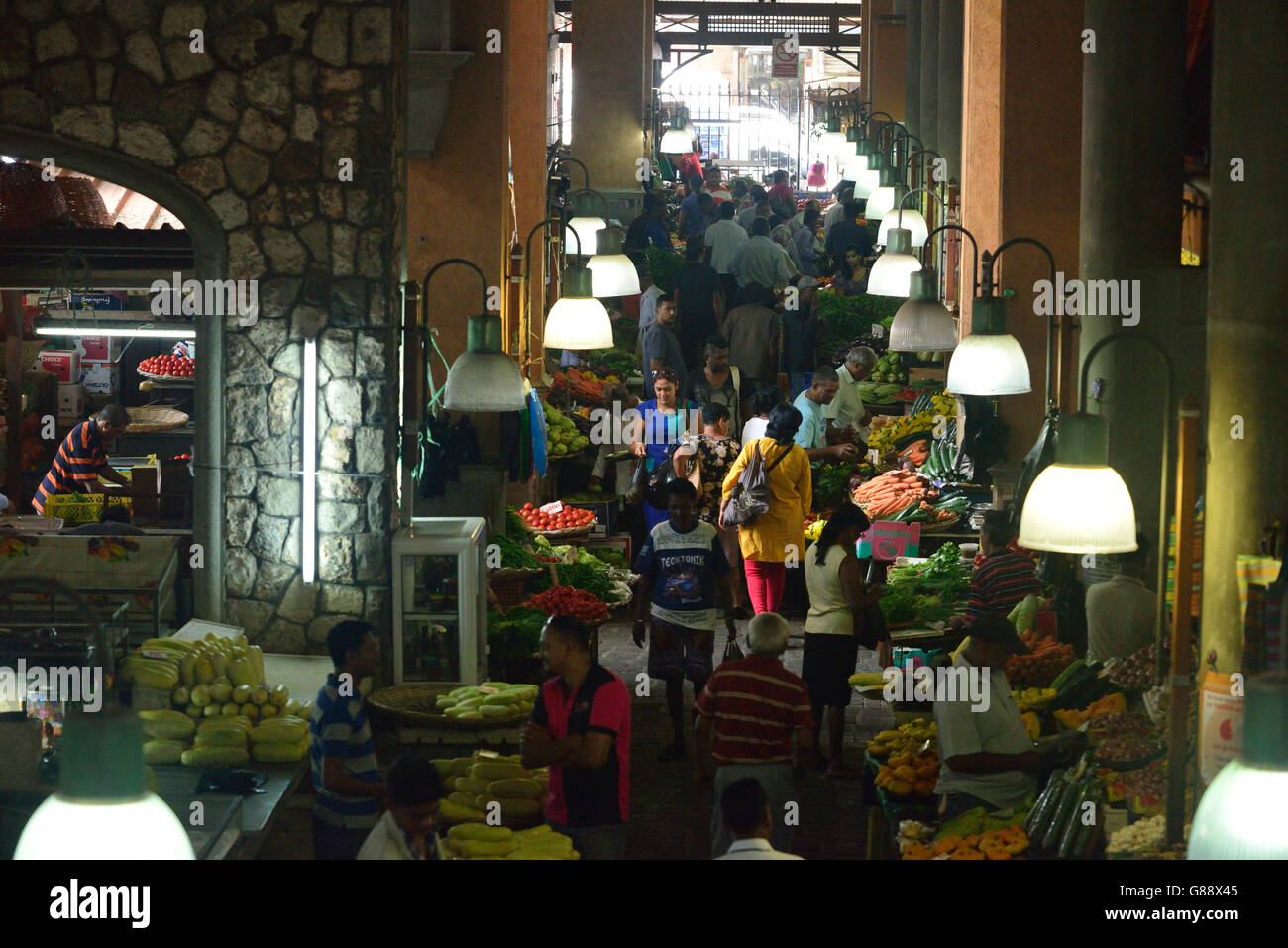 Central Market, Port Louis, Mauritius Stock Photo - Alamy