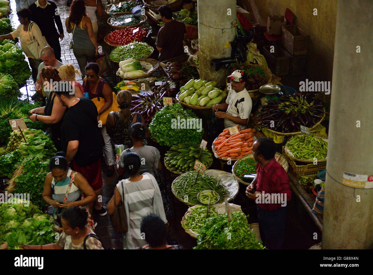 Central Market, Port Louis, Mauritius Stock Photo - Alamy
