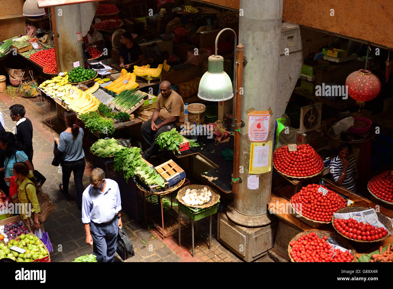Central Market, Port Louis, Mauritius Stock Photo - Alamy