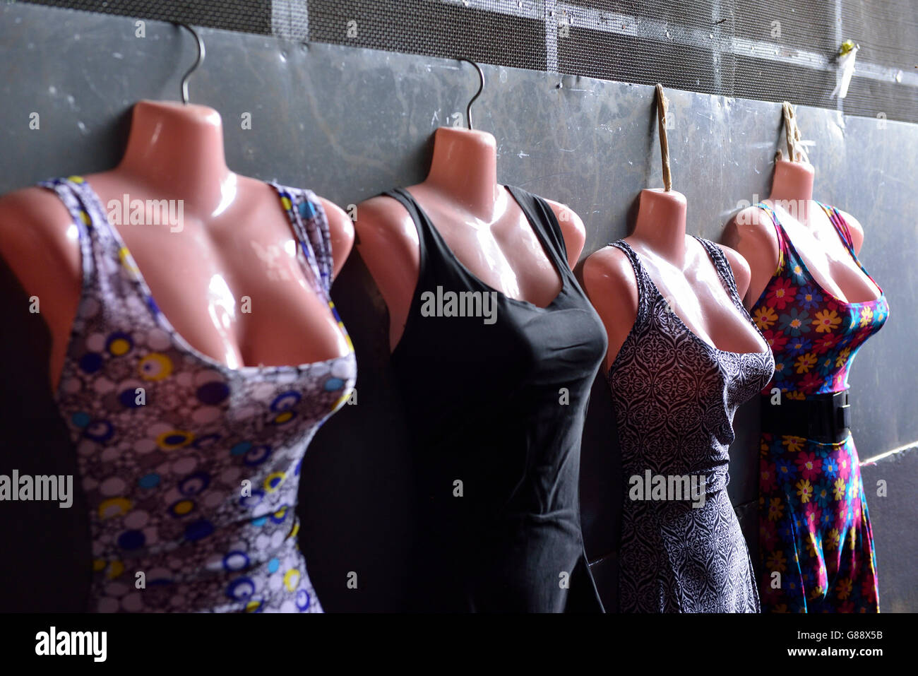 Textile Market in Quatre Bornes, Mauritius Stock Photo - Alamy