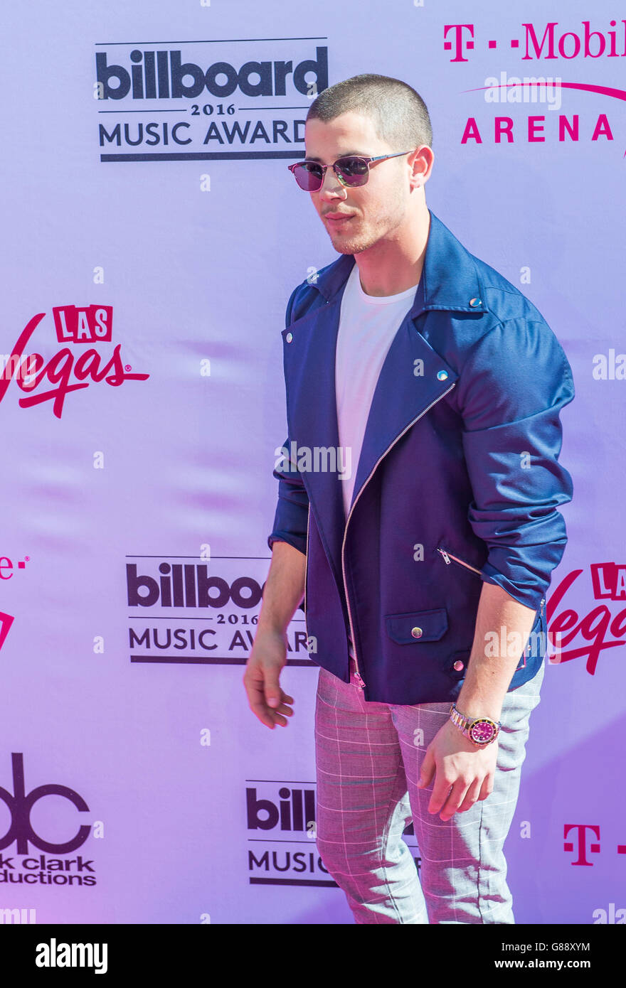 LAS VEGAS - MAY 22 : Recording artist Nick Jonas attends the 2016 ...
