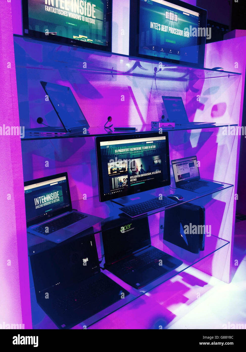 Showed off sixth generation its signature core processors hi-res stock ...