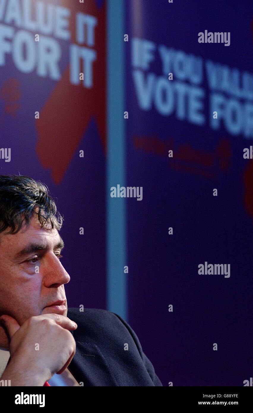 General Election Campaign 2005 - Labour Party - Edinburgh Corn Exchange ...