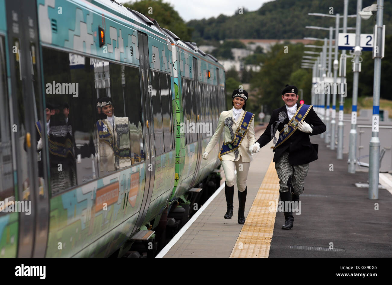 Gala Braw Lad Cameron Pate and Braw Lass Abbie Franklin from the Braw ...