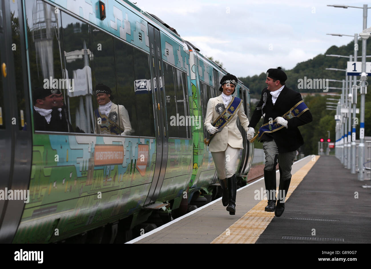 Gala Braw Lad Cameron Pate and Braw Lass Abbie Franklin from the Braw ...