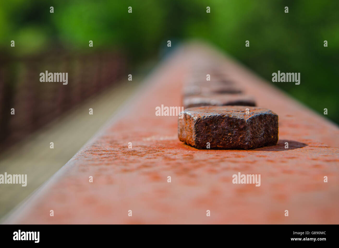 Metal railing on old hi-res stock photography and images - Alamy