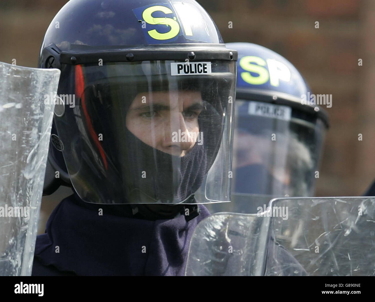 Scotland police riot gleneagles hi-res stock photography and images - Alamy