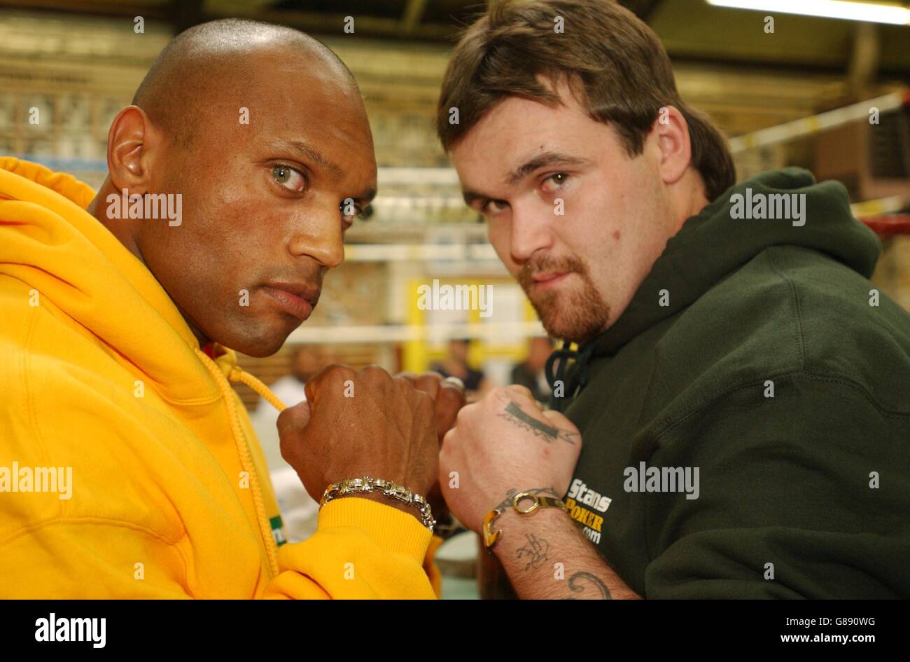 Lottery winner Michael Carroll (right) and Gladiator Rhino - also known ...
