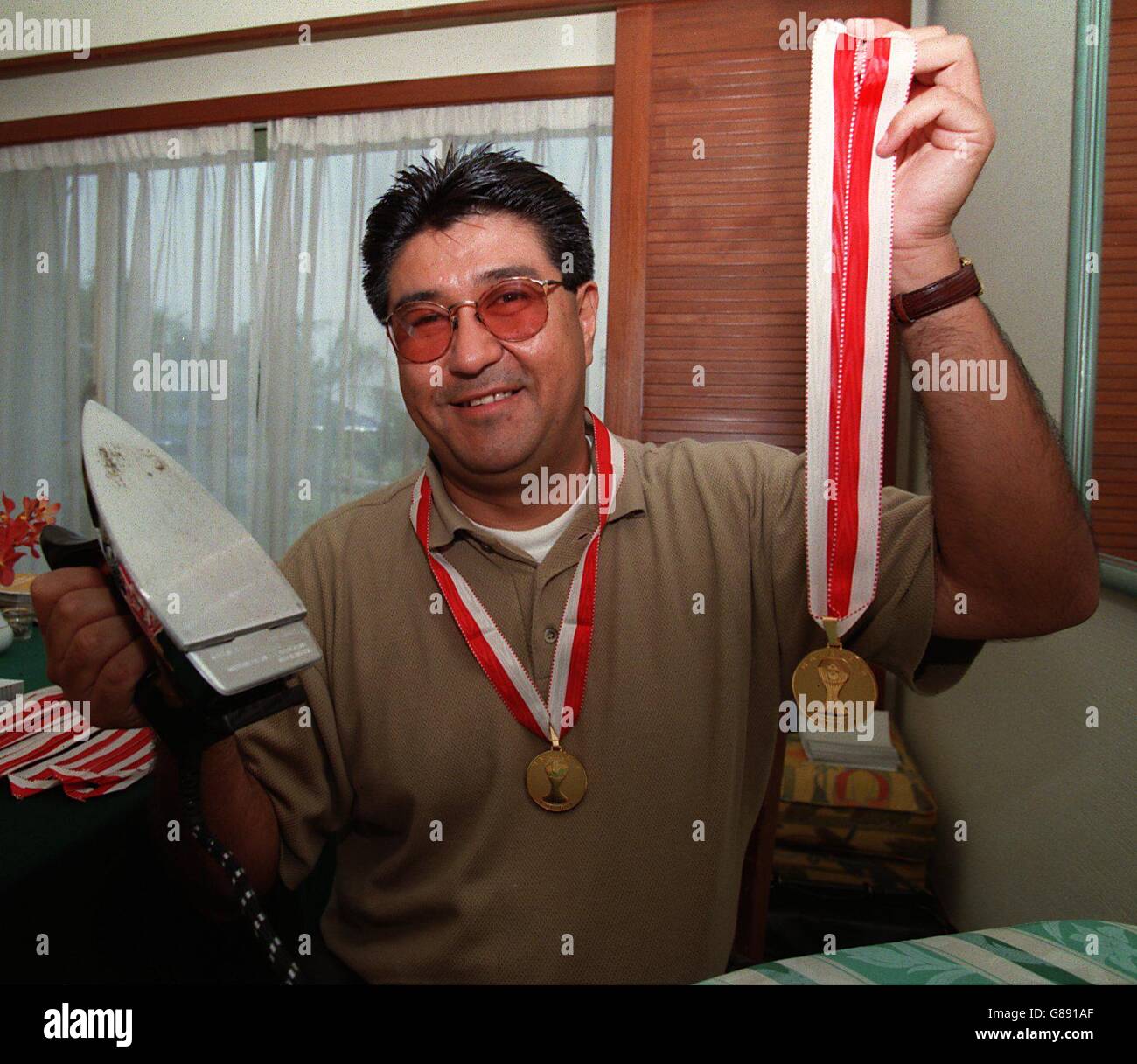 Fifa official ironing medals hi-res stock photography and images - Alamy