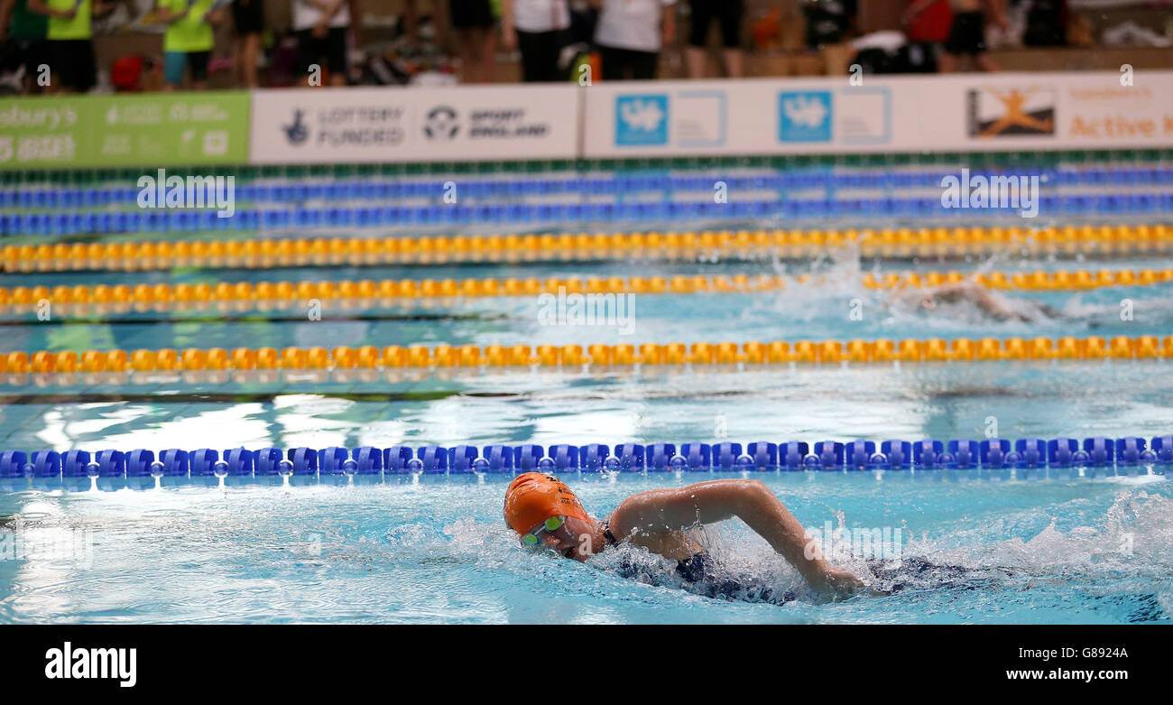 England Central Rebecca Redfern competes in the Womens MC 100m ...