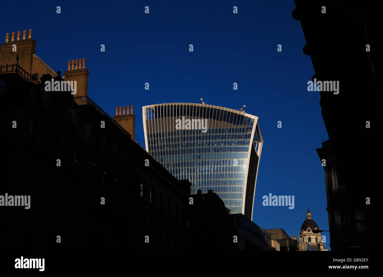 20 Fenchurch Street, nicknamed the walkie talkie building, London Stock ...