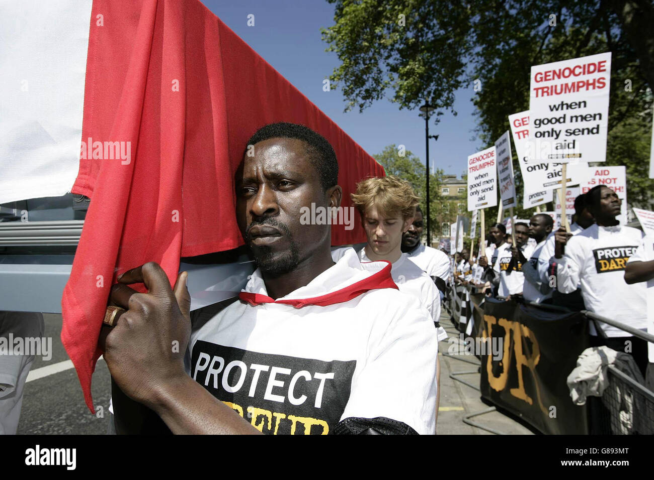Project Dafur Rally Stock Photo - Alamy