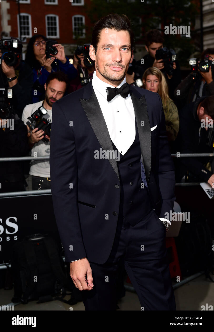 David Gandy attending the 2015 GQ Men of the Year Awards at the Royal ...