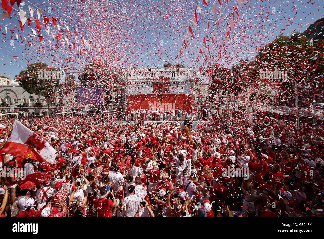 Gibraltar National Day Stock Photo - Alamy
