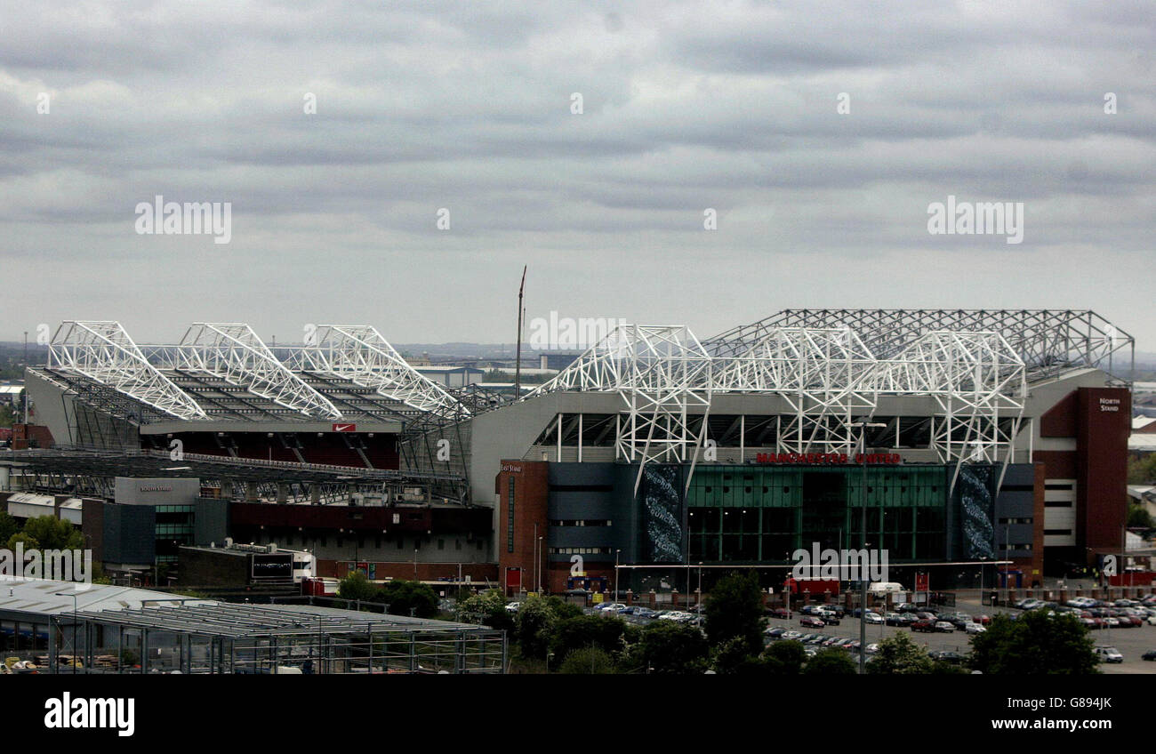 General View of Manchester United's Old Trafford Stadium. Malcolm ...