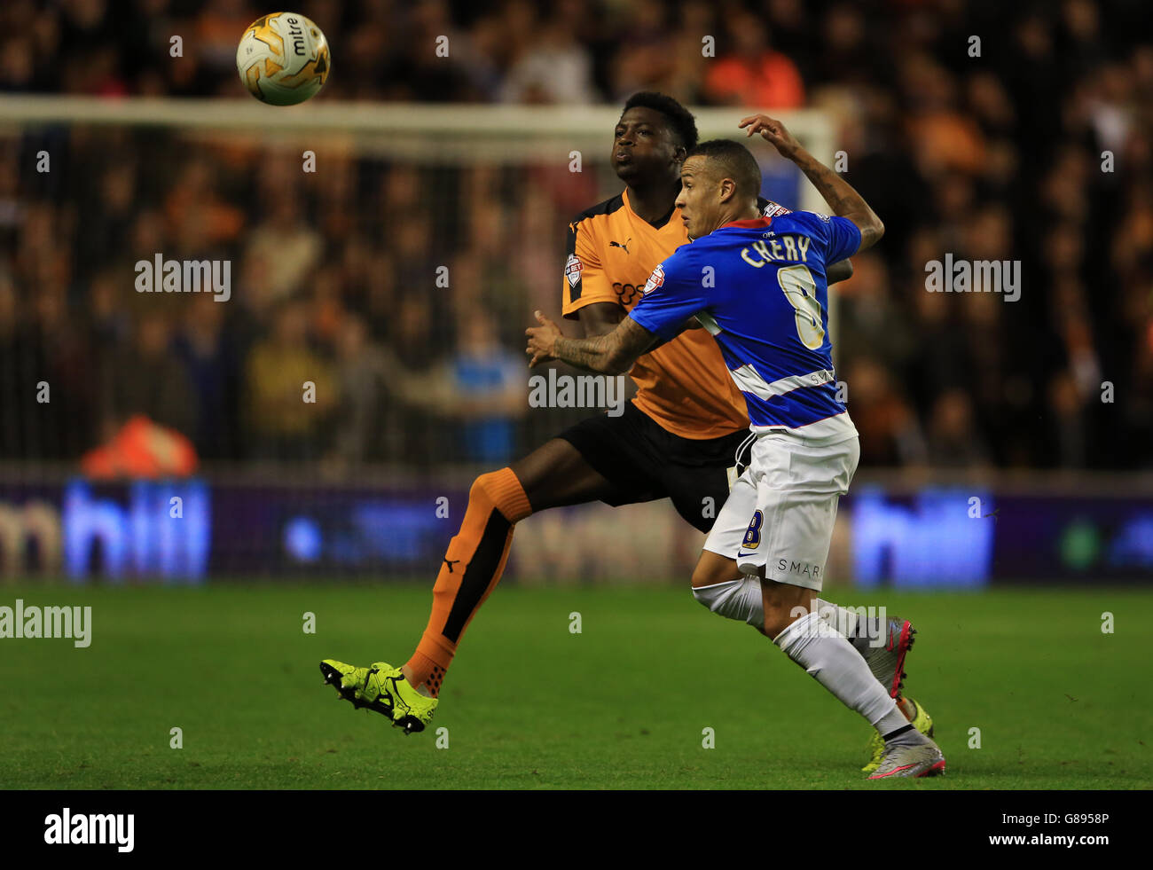Soccer football wolves qpr full length ball hi-res stock photography ...