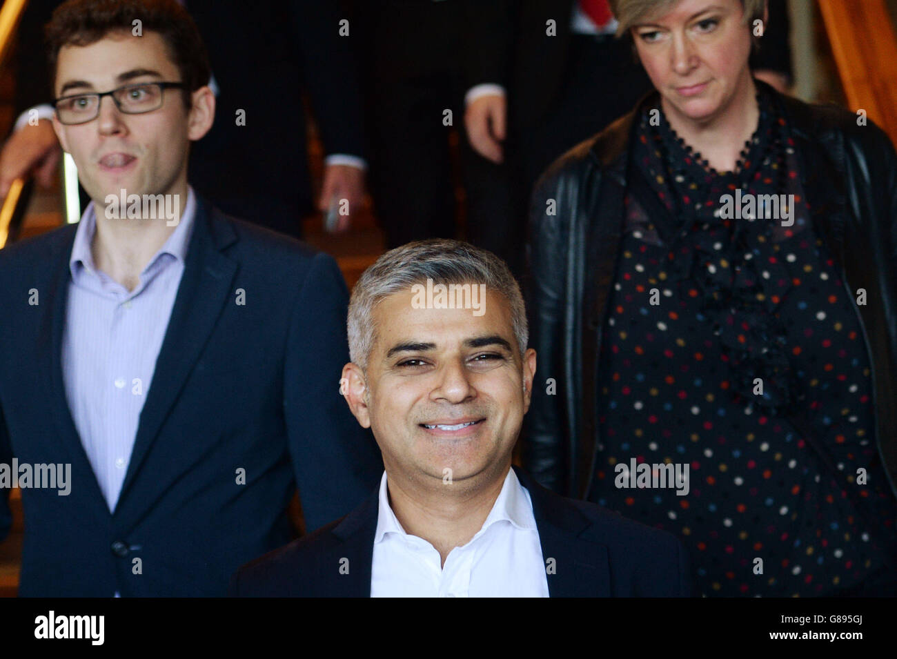 Sadiq Khan MP meets Labour members in London after it was announced ...