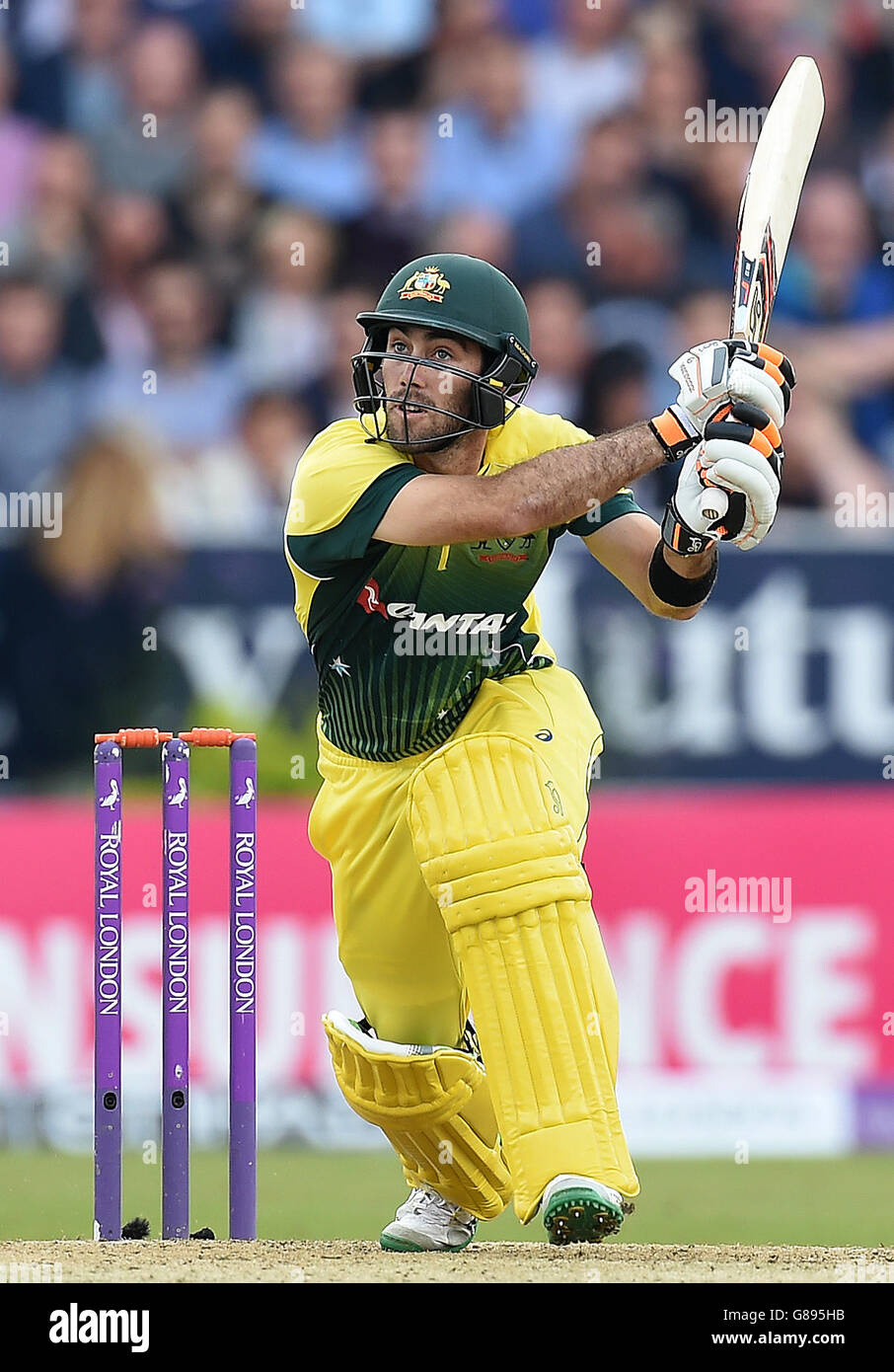 Australias glenn maxwell bowling hi-res stock photography and images ...