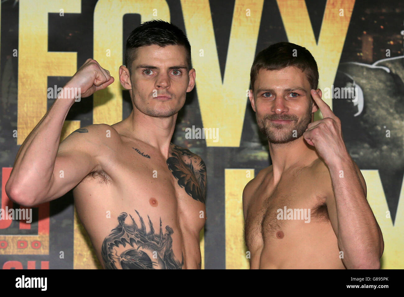 Boxing weigh in sports club hi-res stock photography and images - Alamy