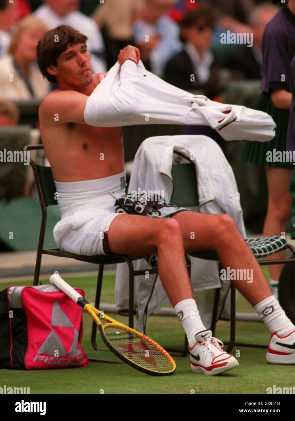 Wimbledon. Michael Stich Stock Photo - Alamy