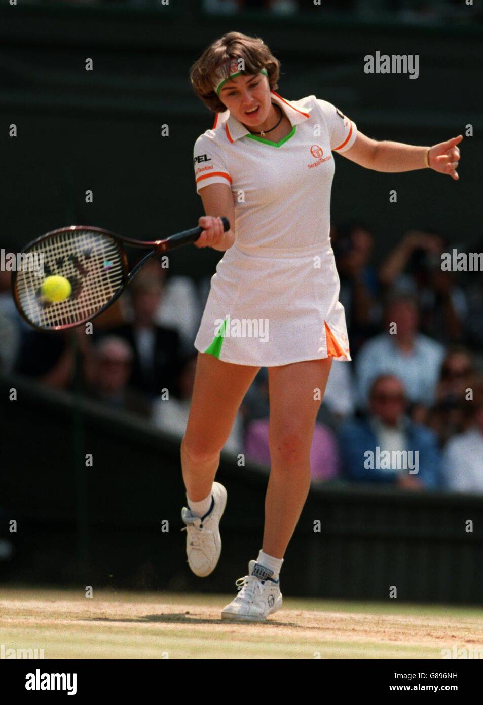 Wimbledon. Martina Hingis Stock Photo - Alamy