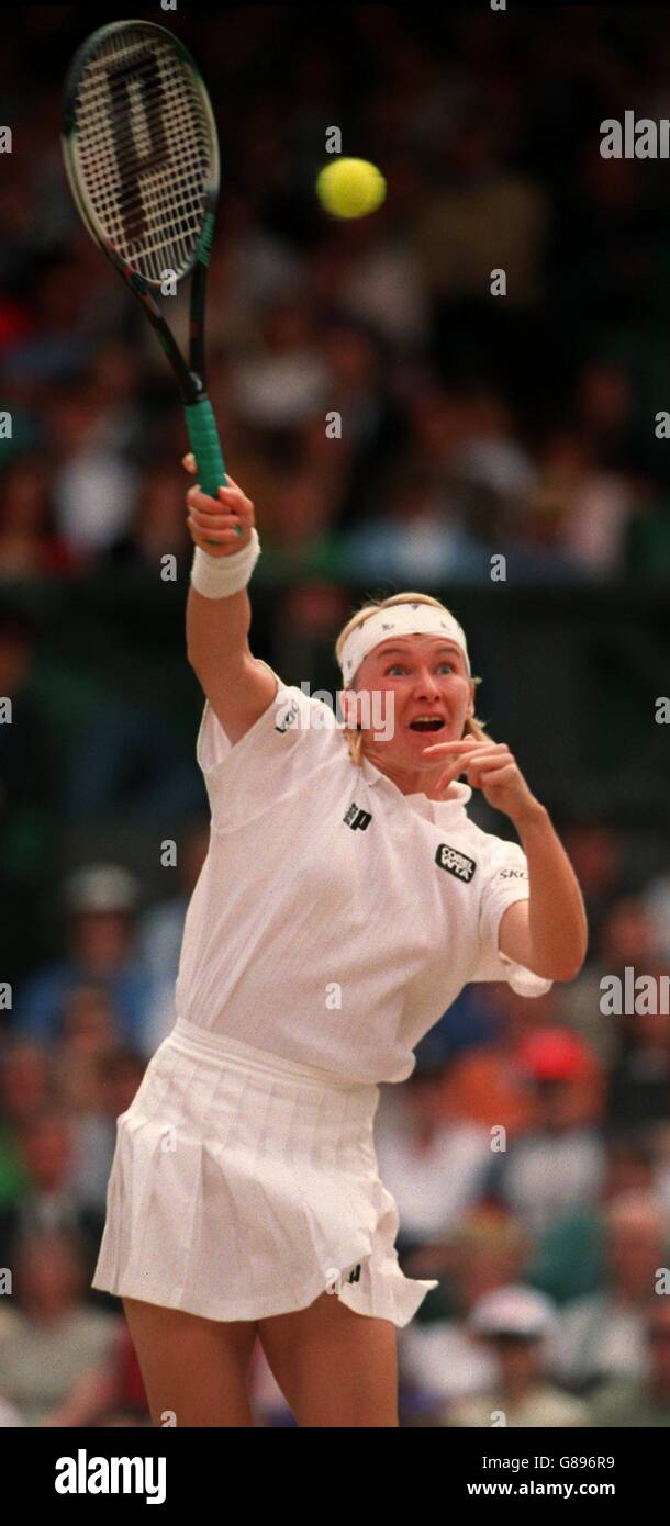 Wimbledon. Jana Novotna Stock Photo - Alamy