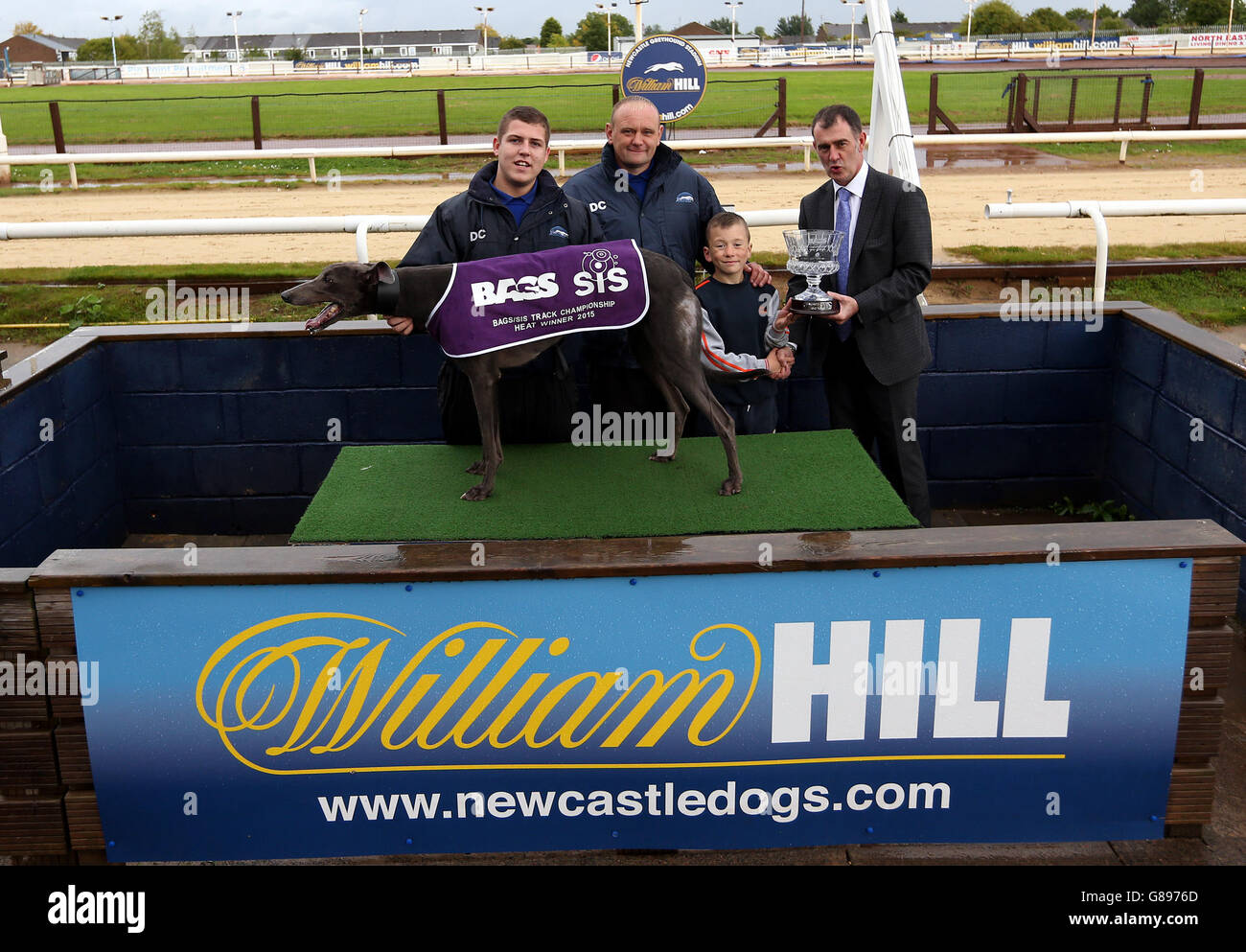 Greyhound Racing - Newcastle Greyhound Stadium Stock Photo - Alamy