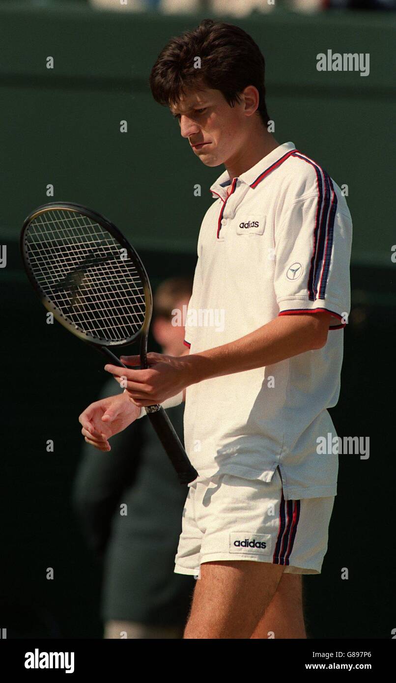 Tennis, Wimbledon Championships. Tim Henman Stock Photo - Alamy