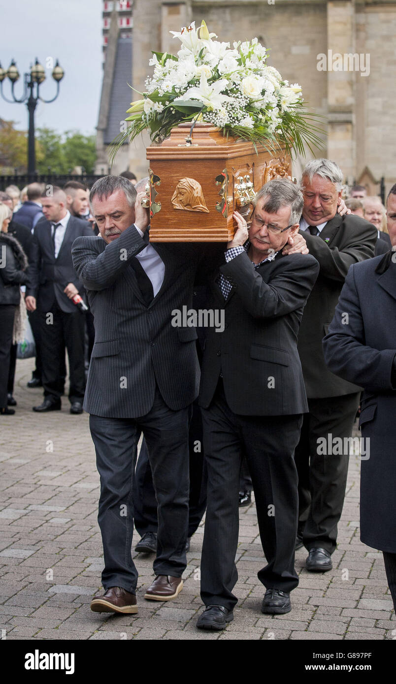Kevin McKee funeral Stock Photo - Alamy
