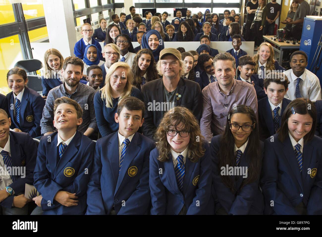 Cast members from the film BILL (from the left) Ben Willbond, Martha ...