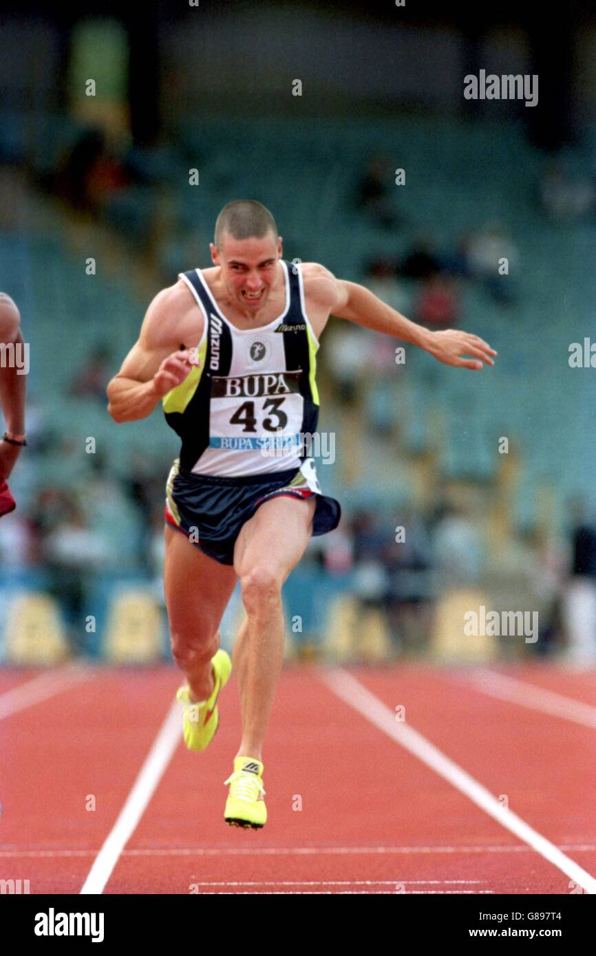 Athletics - British Athletics Championships. Ian Mackie wins the men's ...