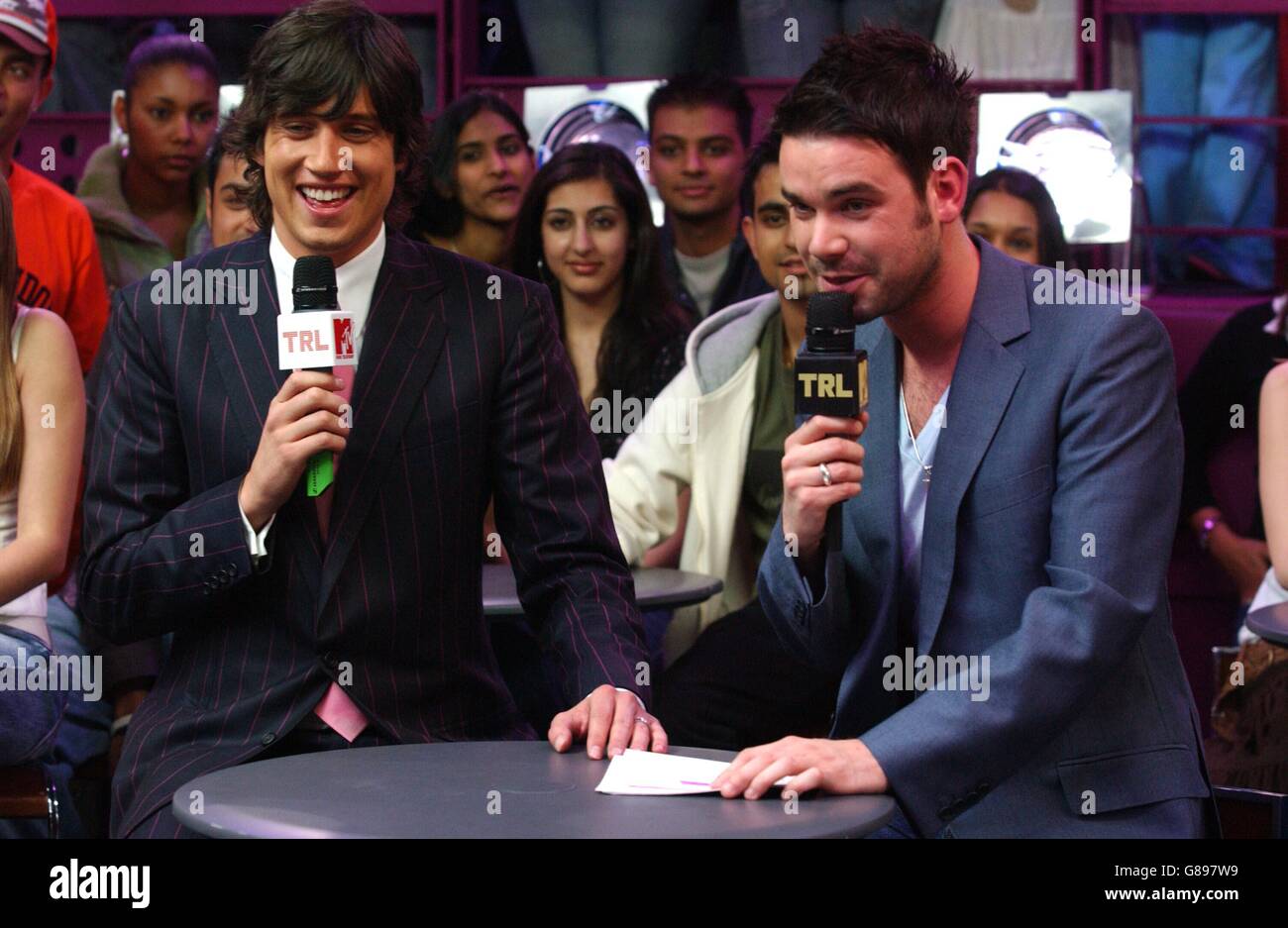 MTV's TRL - Total Request Live - Leicester Square Stock Photo - Alamy