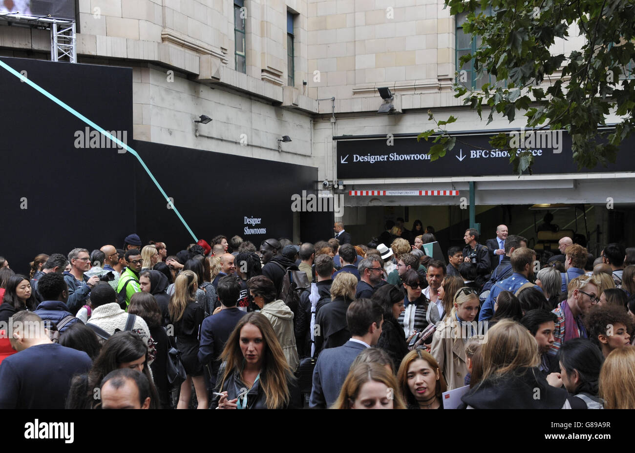 General view of the BFC Show Space, Brewer Street Car Park, during ...