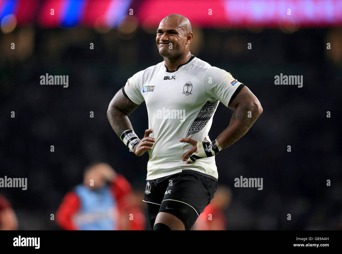 Fijis nemani nadolo during the world cup match at stadium hi-res stock ...