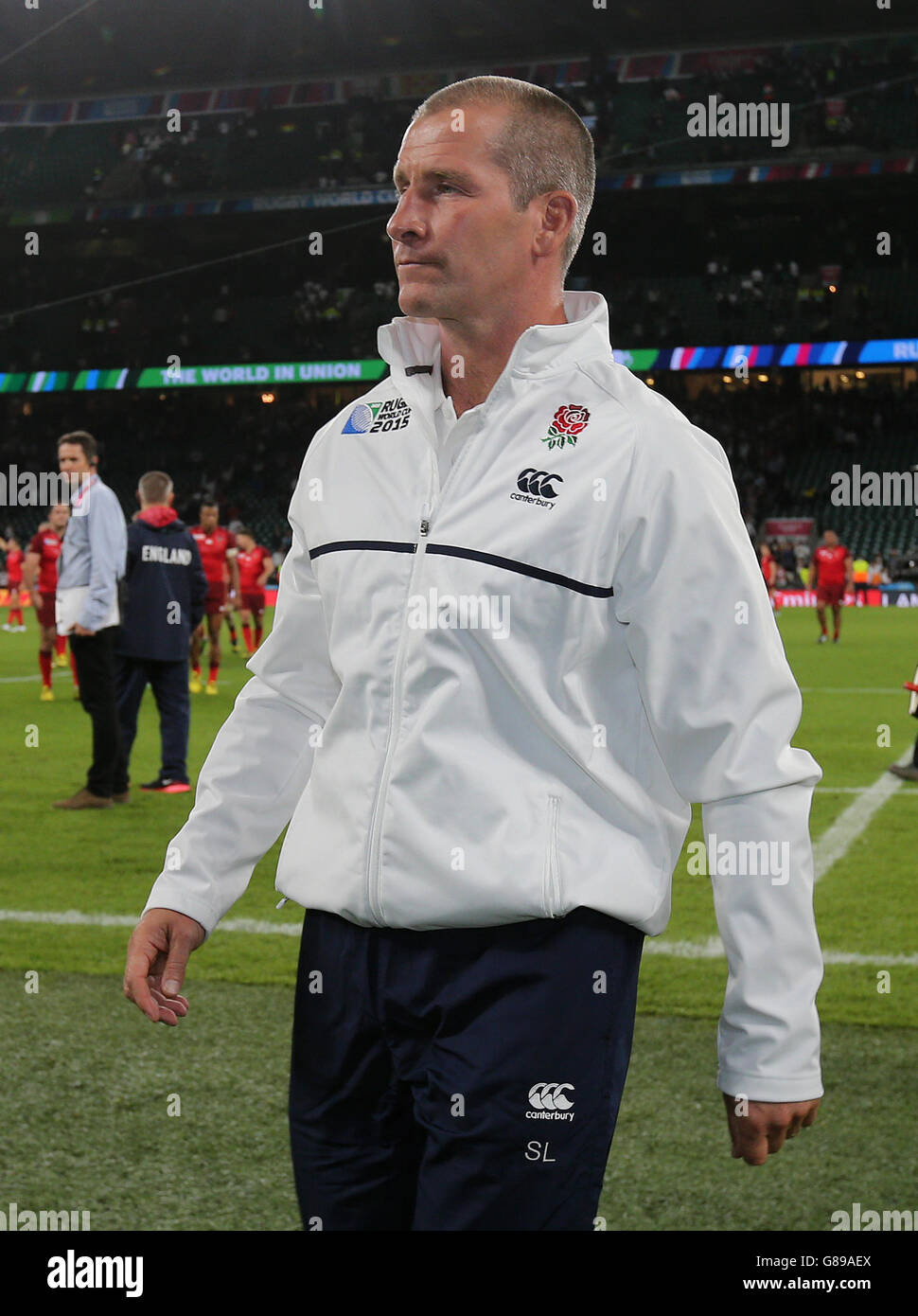 England rugby head coach stuart lancaster hi-res stock photography and ...