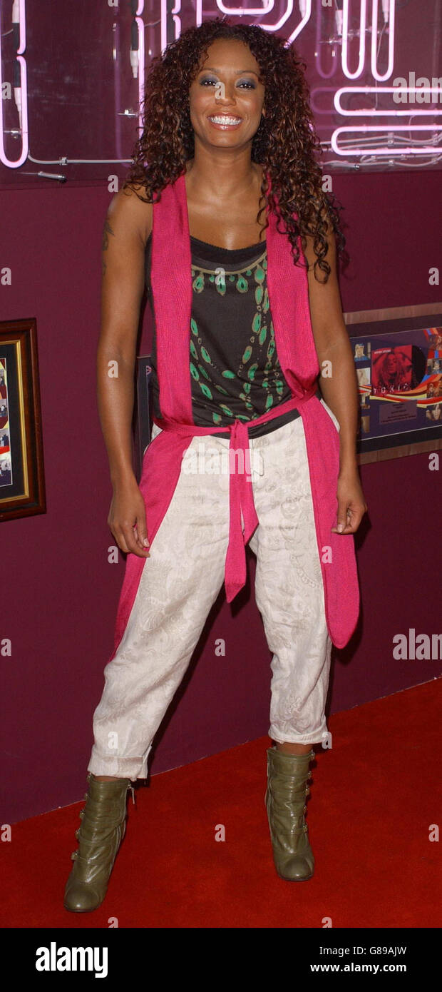 MTV's TRL - Total Request Live - Leicester Square studios. Singer Mel B ...