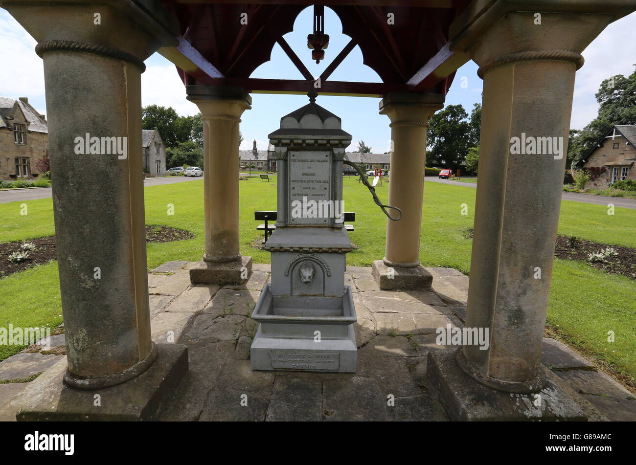 The Water Pump Dunmore Scotland June 2016 Stock Photo - Alamy