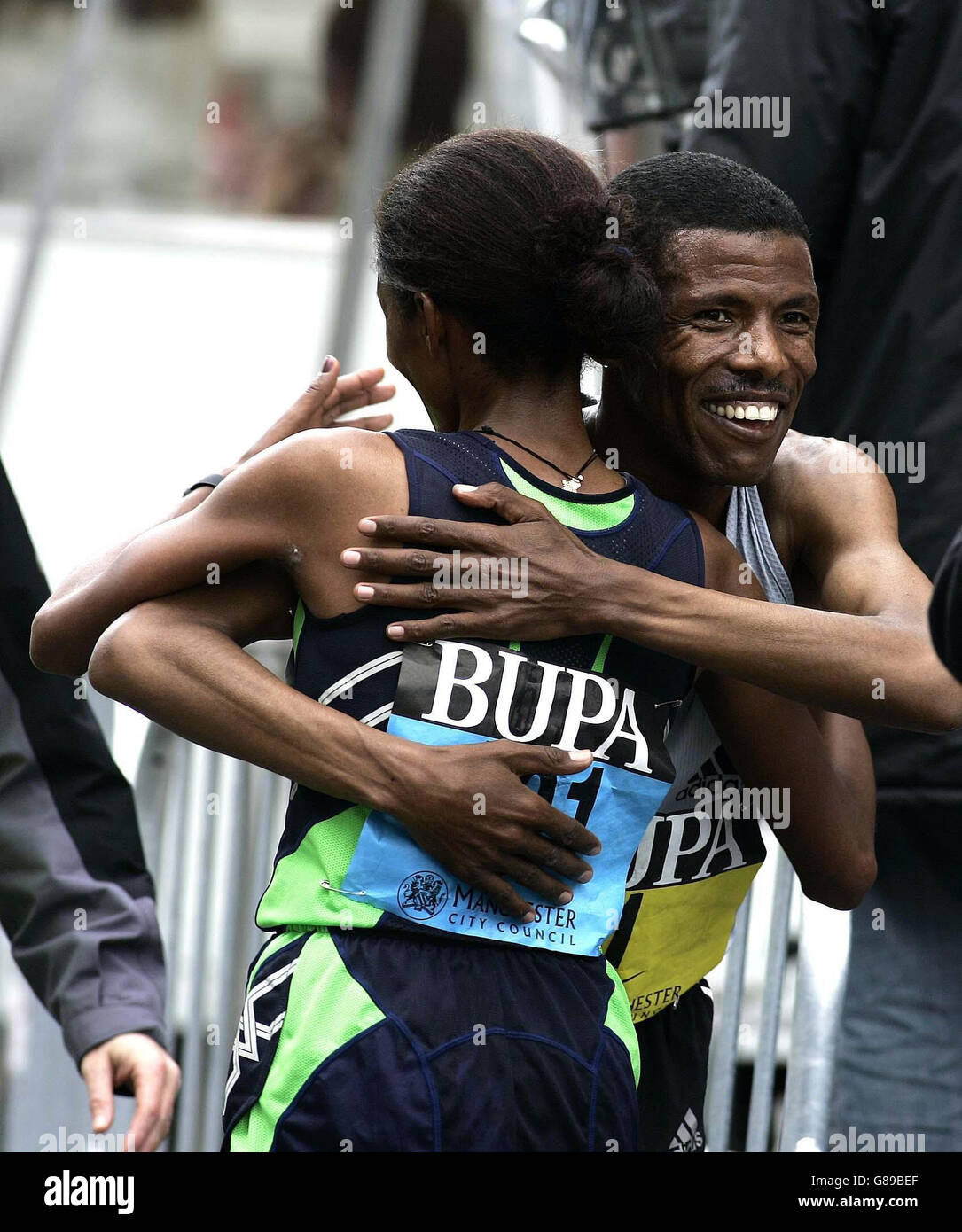 BUPA Great Manchester Run Stock Photo - Alamy