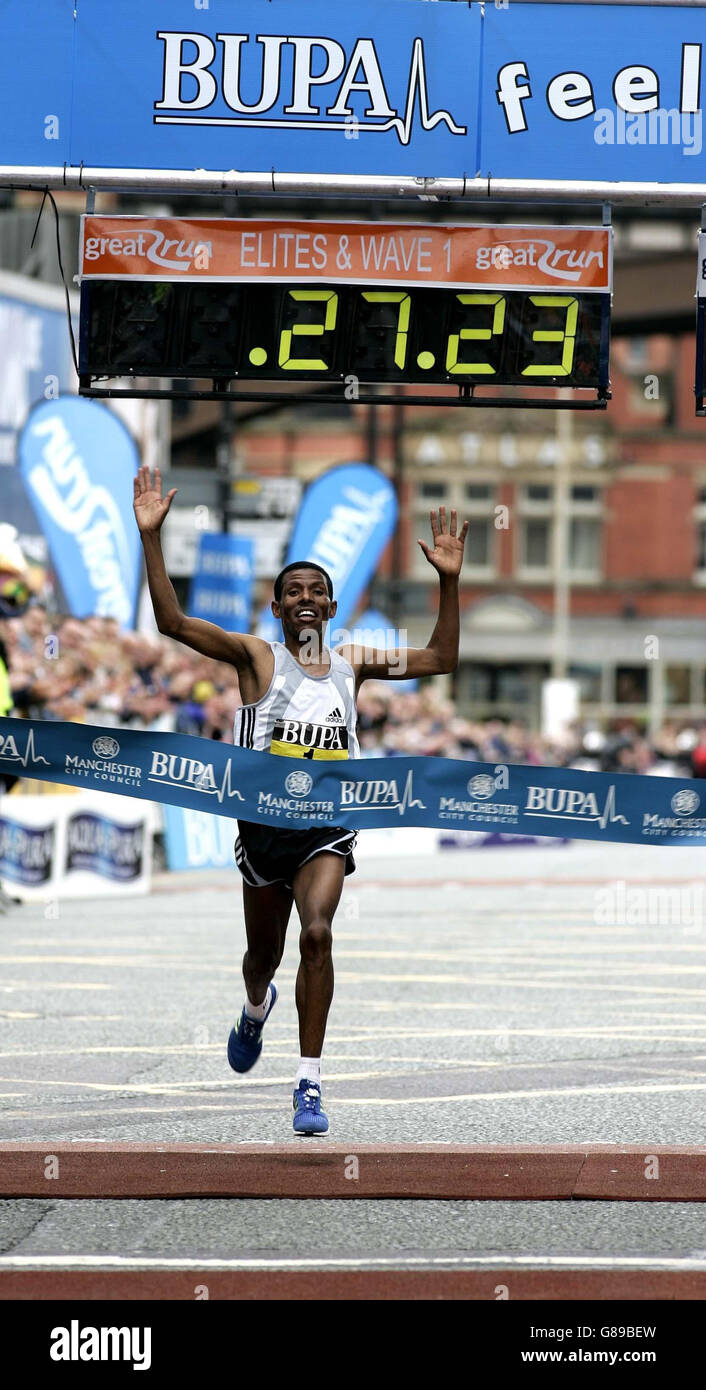 BUPA Great Manchester Run Stock Photo - Alamy