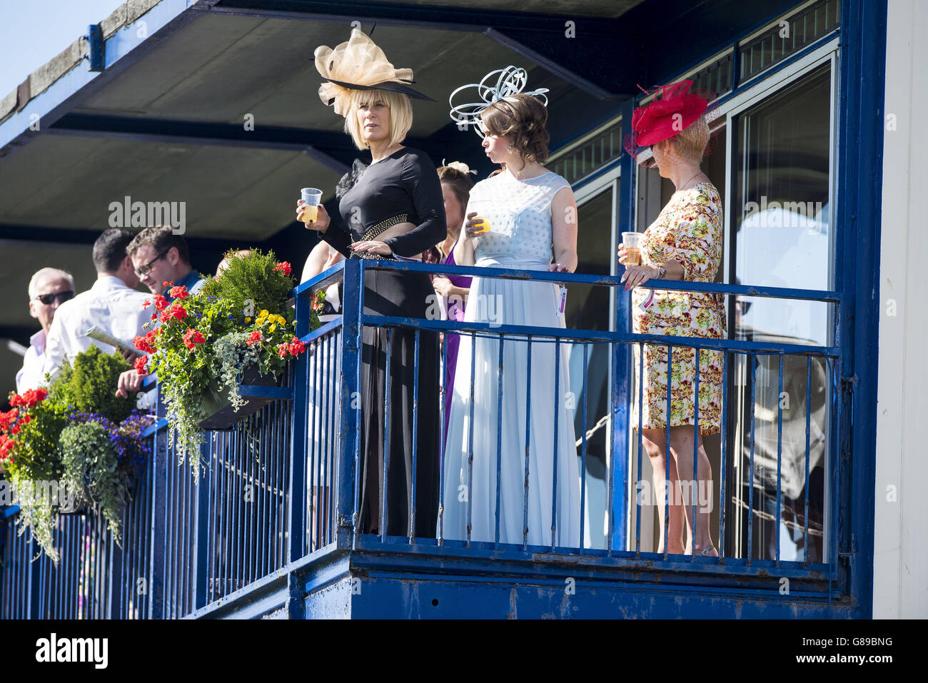 Ladies Day during day two of the Gold Cup Festival at Ayr Racecourse ...