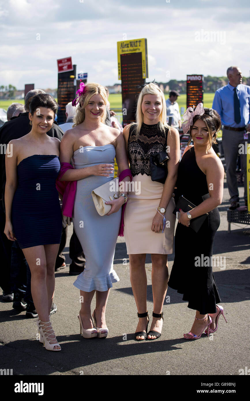 Ladies Day during day two of the Gold Cup Festival at Ayr Racecourse ...