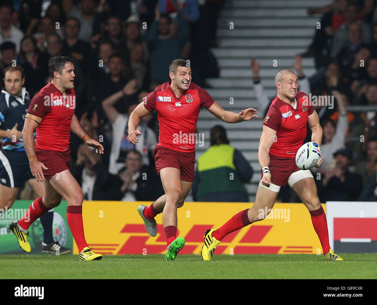 Englands mike brown rugby world cup match twickenham stadium hi-res ...