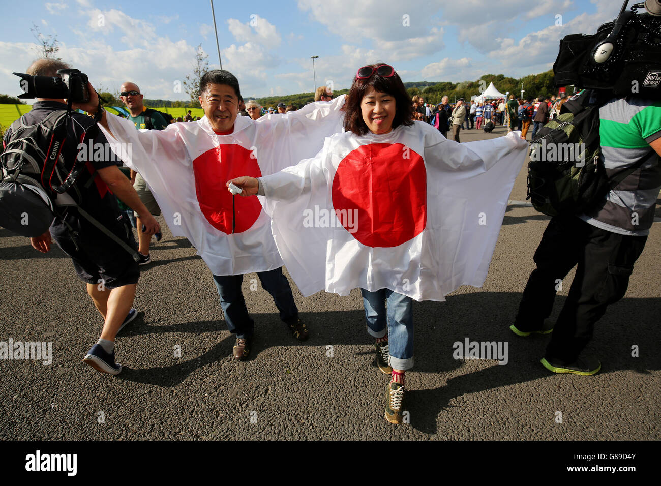 Japanese rugby fans hi-res stock photography and images - Alamy