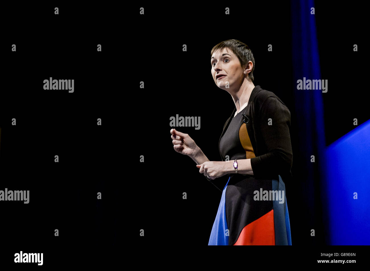 Liberal Democrats London Mayoral candidate Caroline Pidgeon speaks ...